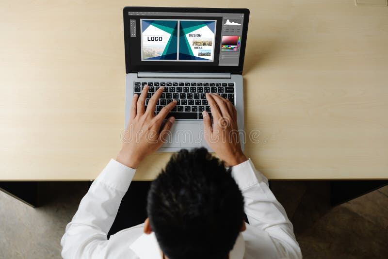 Graphic Designer Software for Modern Design of Web Page and Commercial ...