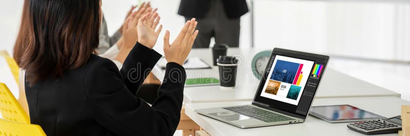 Graphic Designer Software for Modern Design of Web Page and Commercial ...