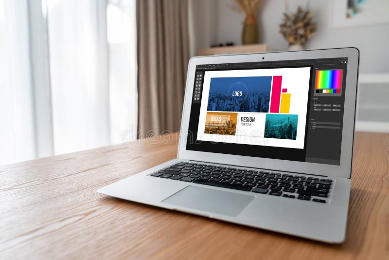 Graphic Designer Software for Modern Design of Web Page and Commercial ...