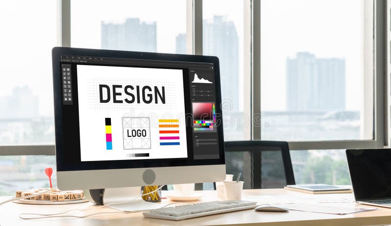 Graphic Designer Software for Modern Design of Web Page and Commercial ...