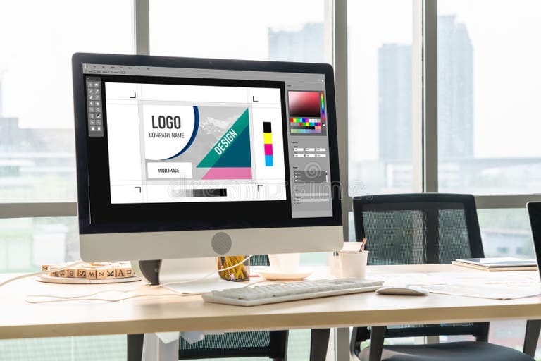 Graphic Designer Software for Modern Design of Web Page and Commercial ...