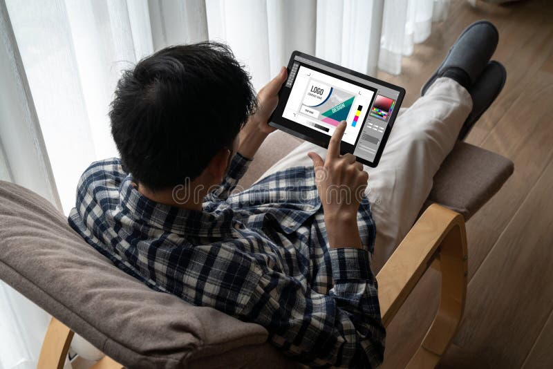 Graphic Designer Software for Modern Design of Web Page and Commercial ...