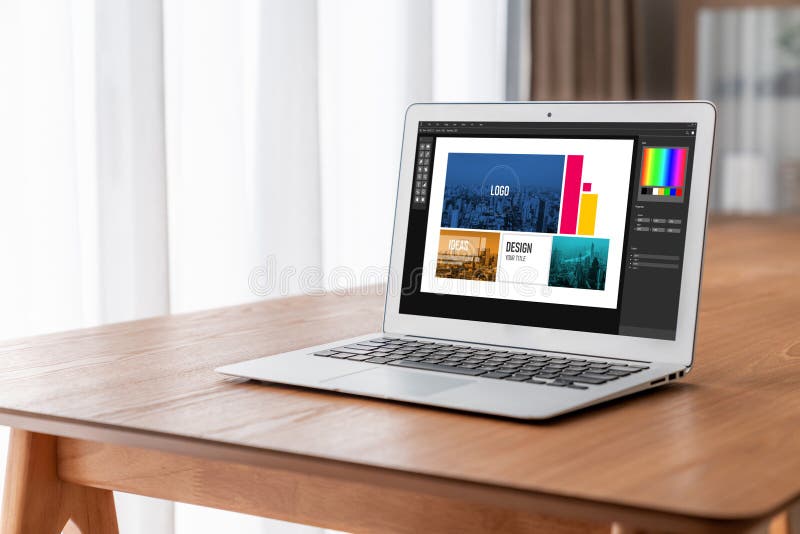 Graphic Designer Software for Modern Design of Web Page and Commercial ...