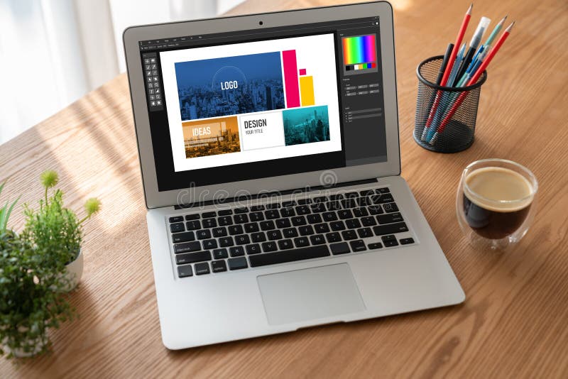 Graphic Designer Software for Modern Design of Web Page and Commercial ...