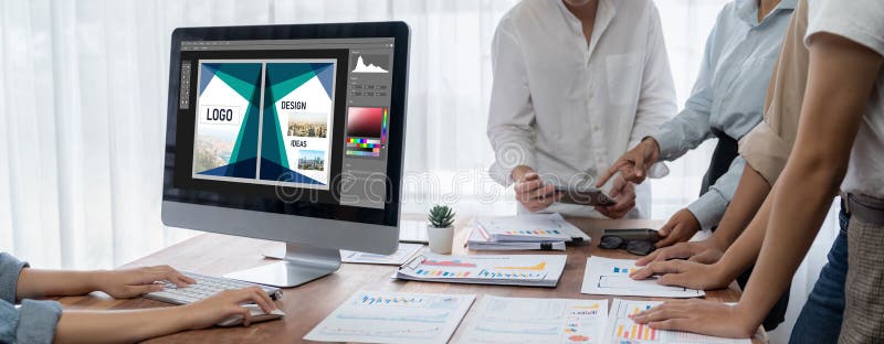 Graphic Designer Software for Modern Design of Web Page and Commercial ...