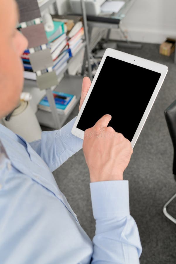 Graphic Designer Using Tablet Stock Image - Image of graph, keyboard ...