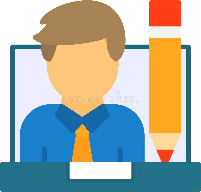 Graphic Designer Vector Icon Design Stock Vector - Illustration of ...