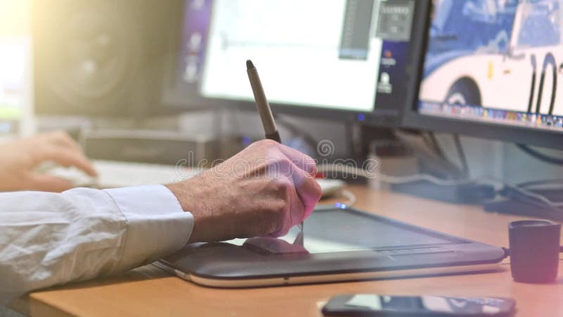 Graphic Designer Graphic Designer, Demonstrating Her Design Skills ...