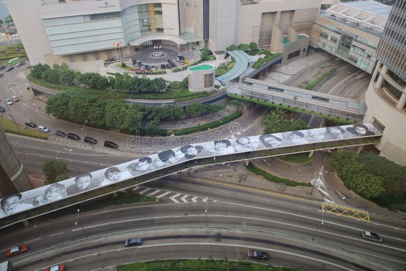 The Graphic Display on the Roof of the Pedestrian Walkway 13 Oct 2012 ...