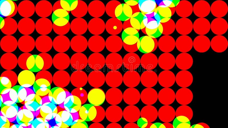 Graphic Effect of Circles Appearing and Stock Video - Video of digital ...