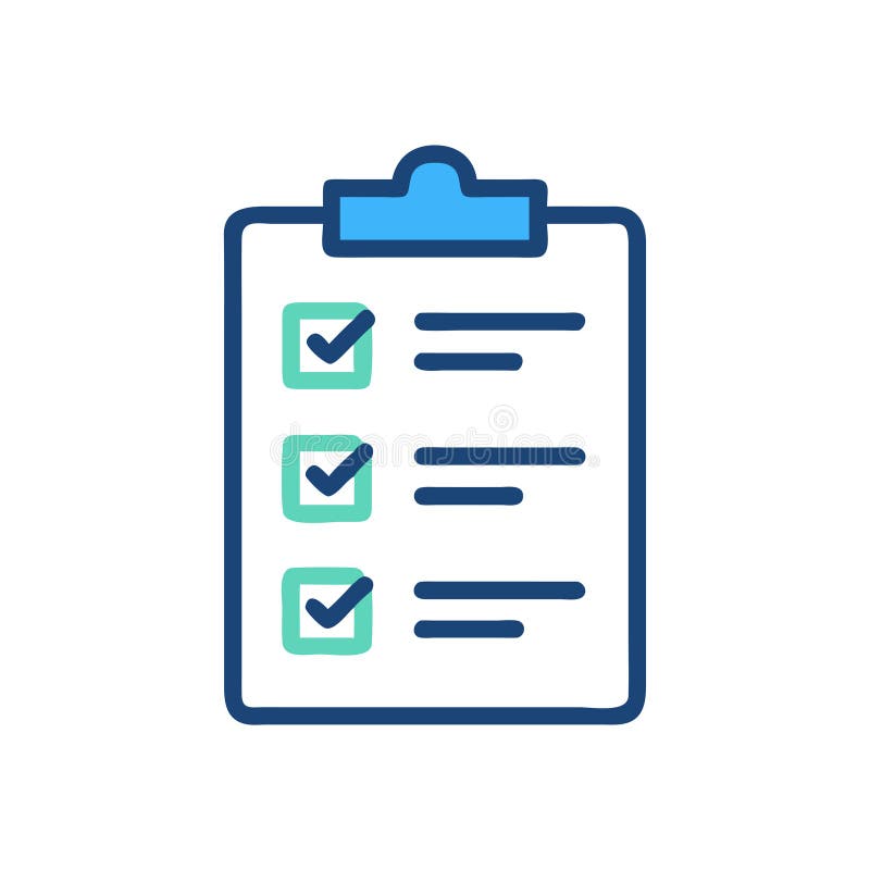 Effective Business Checklist Graphic Stock Illustration - Illustration ...