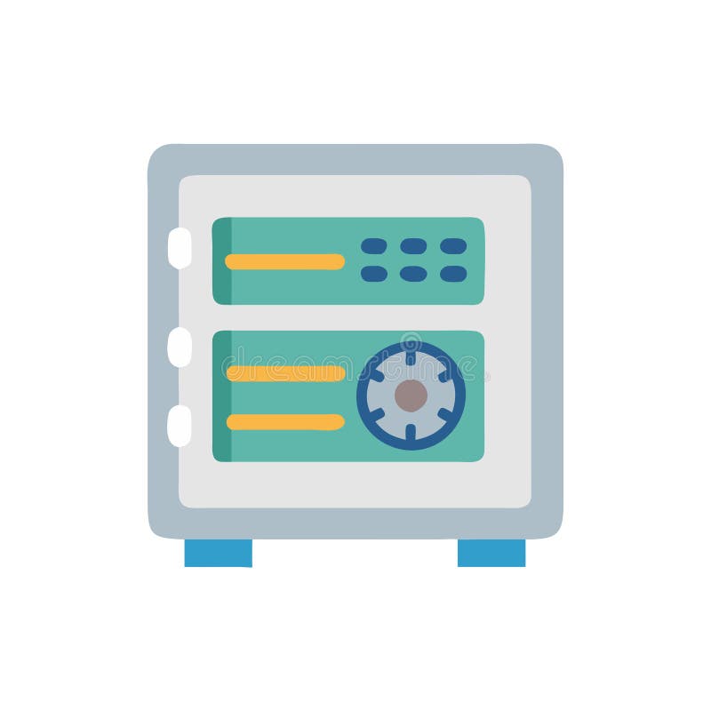 Elegant Data Vault Graphic stock vector. Illustration of economy ...