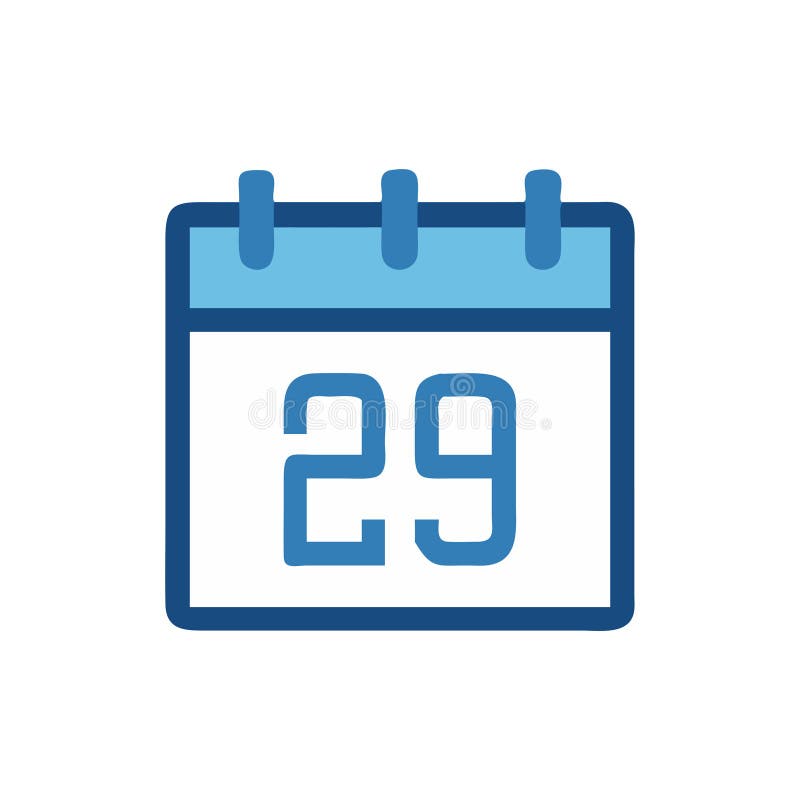 Elegant Desk Calendar Graphic Stock Vector - Illustration of efficiency ...