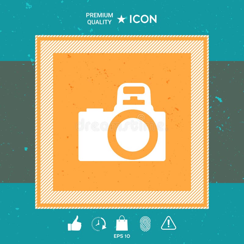 Camera symbol icon stock vector. Illustration of device - 107102652