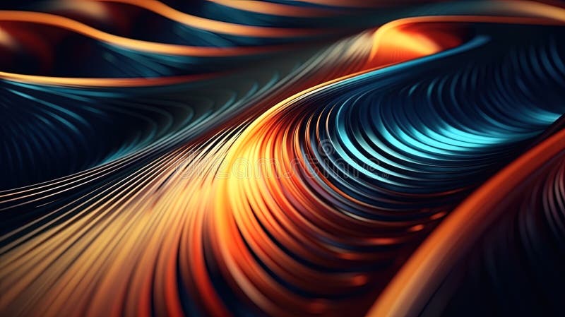 Graphic Elements and Abstract Lines Form a Complex Pattern ...