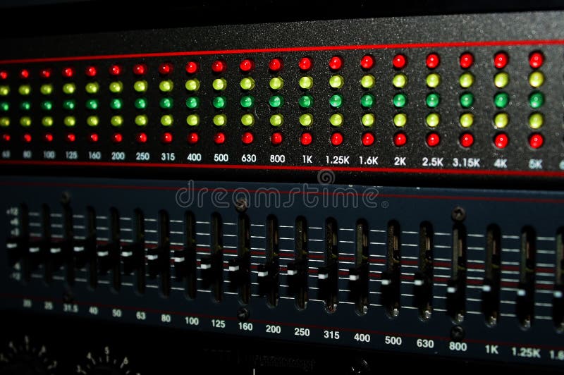 Graphic Equalizer stock photo. Image of music, band, mixer - 7722