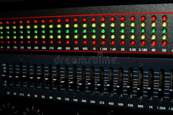 Graphic Equalizer stock photo. Image of music, band, mixer - 7722