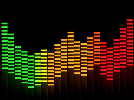 Graphic Equalizer stock illustration. Illustration of digital - 2085402