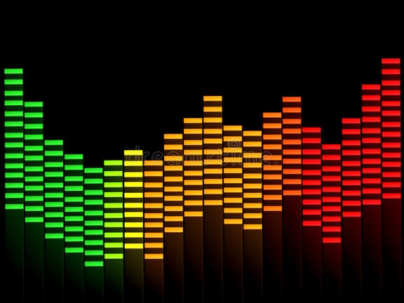 Graphic Equalizer stock illustration. Illustration of digital - 2085402