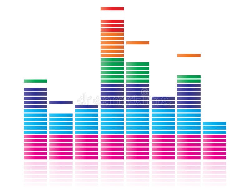 Graphic equalizer stock vector. Illustration of graphic - 23368951