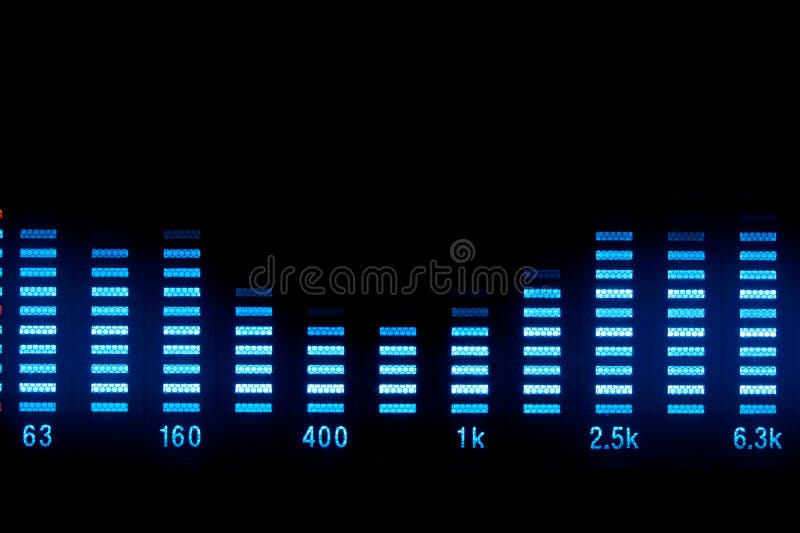 Graphic equalizer stock illustration. Illustration of electronics - 3726012
