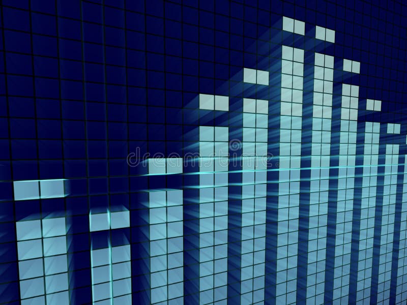 Graphic Equalizer Abstract stock illustration. Illustration of abstract ...