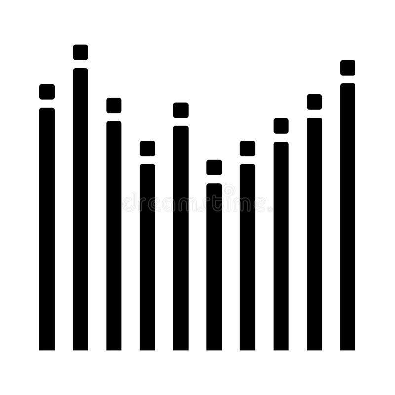 Graphic Equalizer Icon stock vector. Illustration of sound - 230331459