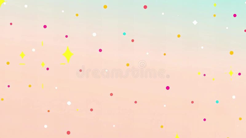 Peach, Orange, Yellow Stars: an Animated Fun-Filled BG Stock Footage ...