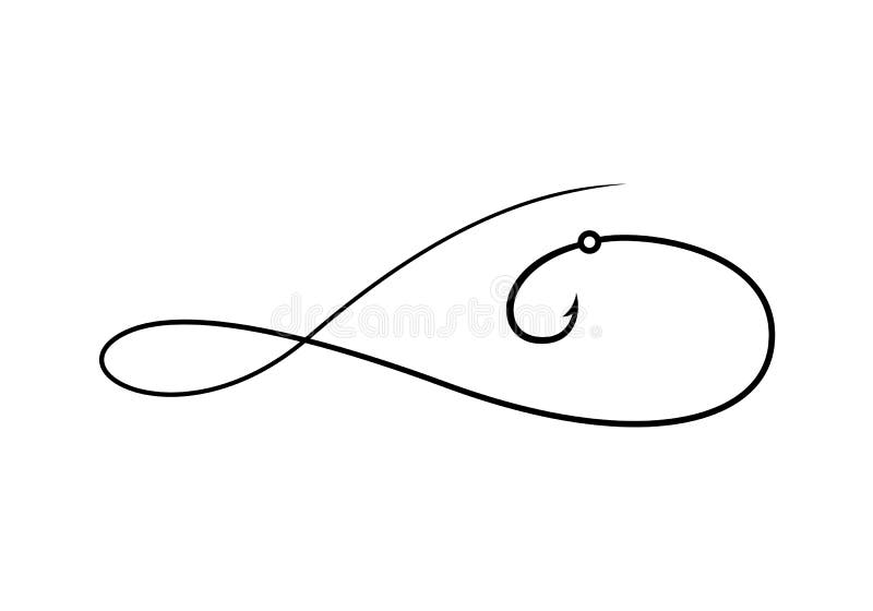 Black Fishing Hook Clipart 22,238 Black Fishing Hook White