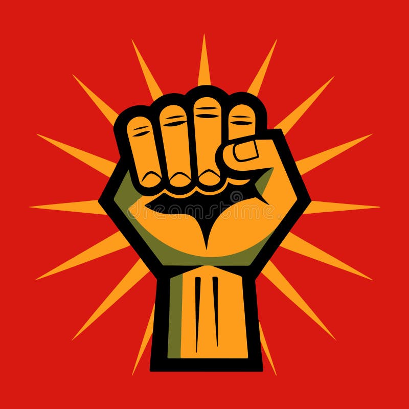 Graphic Flat Design Drawing Stylized Singer Hand Using Microphone ...