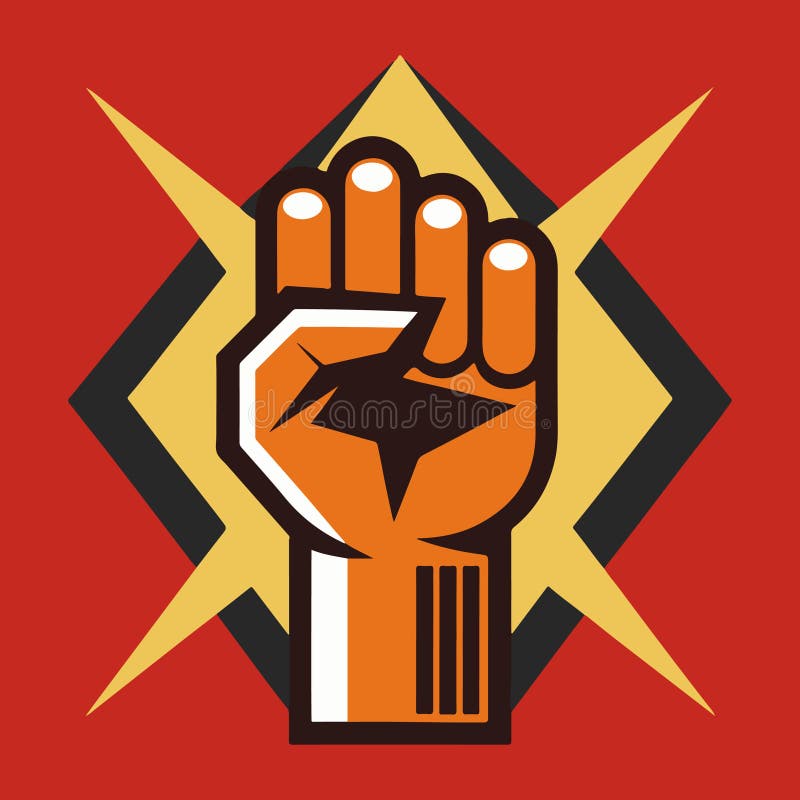 Graphic Flat Design Drawing Stylized Singer Hand Using Microphone ...