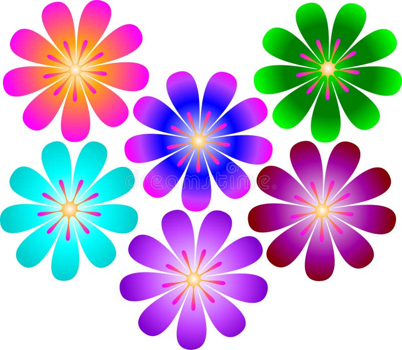Graphic Flowers Stock Illustrations – 545,539 Graphic Flowers Stock ...