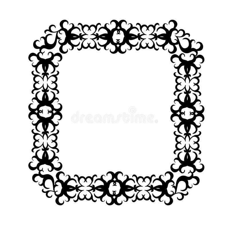 Graphic Frame of Patterns. Vector Illustration Stock Vector ...