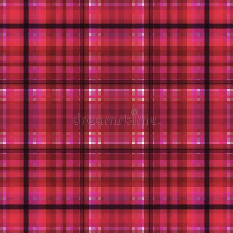 Graphic Grid Pattern, Digital Square. Outline Style Stock Illustration ...