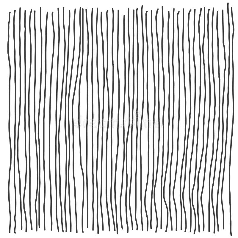Graphic Hand Drawn Abstract from Black Vertical Lines on a White ...