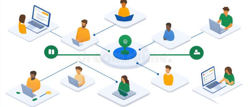 This Graphic Illustrates How Various Users Engage with Digital ...