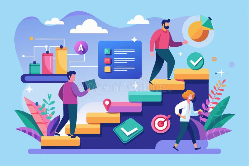 This Graphic Illustrates Individuals Taking Customizable Steps Towards ...