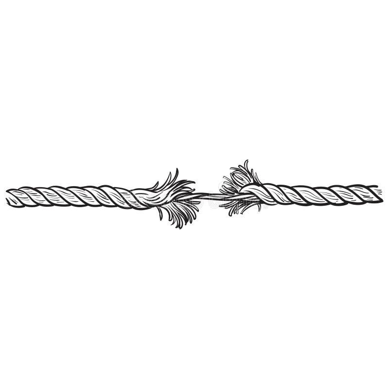 Breaking Rope Stock Illustrations – 221 Breaking Rope Stock ...