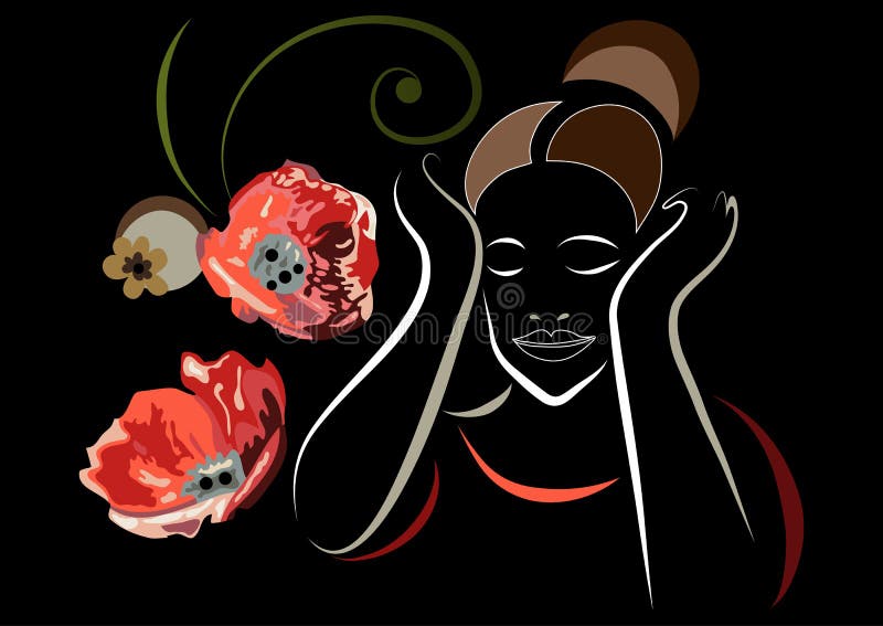 Graphic Illustration with Decorative Opiates 5 Stock Vector ...