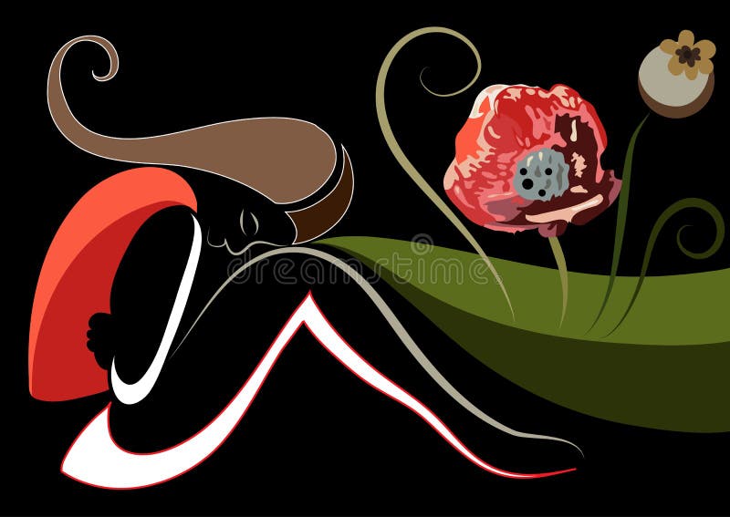 Graphic Illustration with Decorative Opiates 9 Stock Vector ...