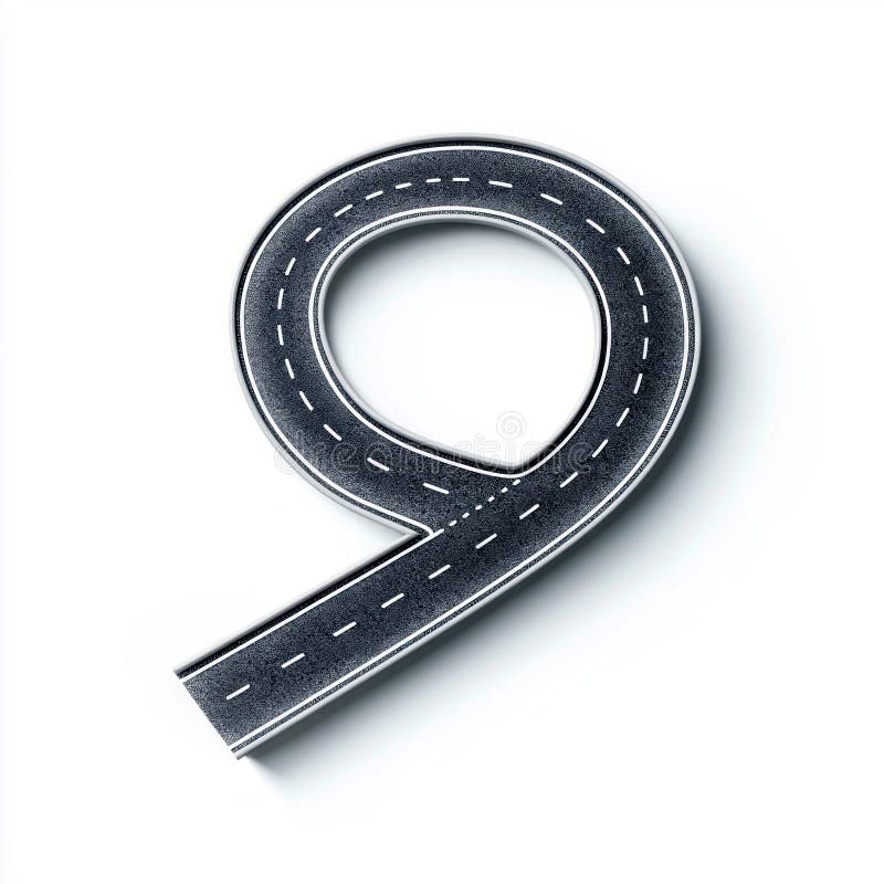 Road Number Nine stock image. Image of road, urban, nine - 367247745