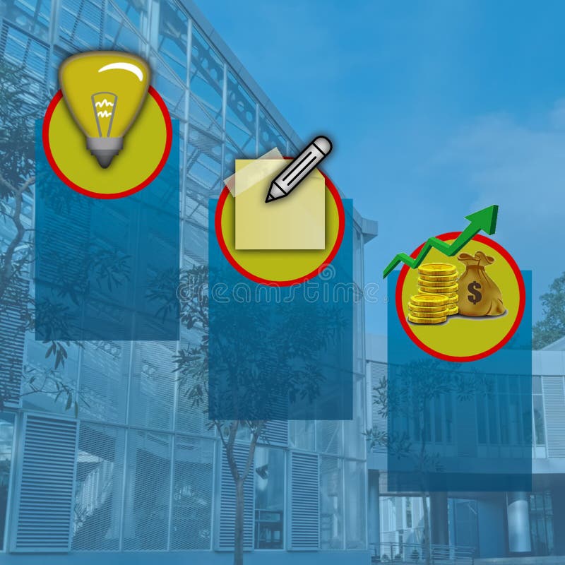 A Graphic Illustration To Plan a Successful Process Stock Illustration ...