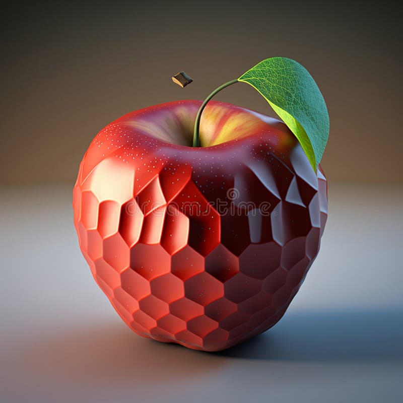 Graphic image of an apple stock illustration. Illustration of plant ...