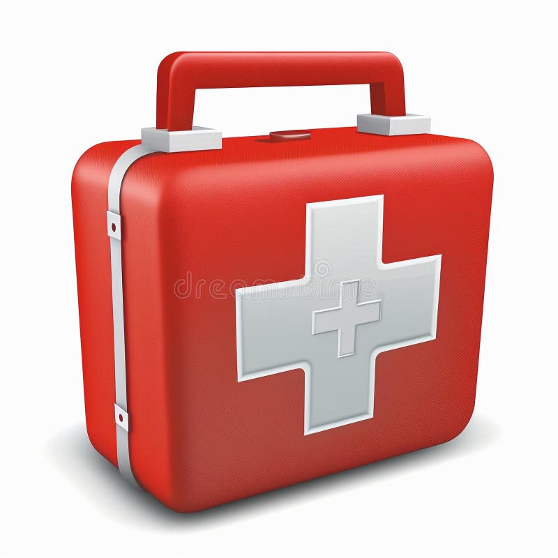 Graphic Image of the First Aid Kit High Quality AI Illustration Stock ...