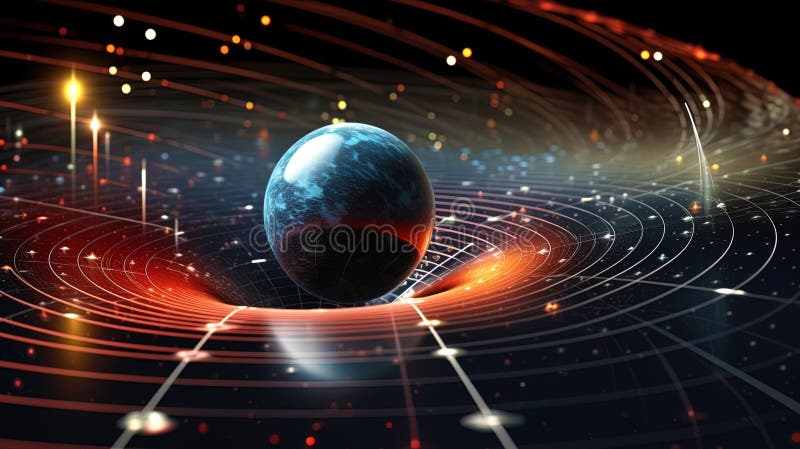 The Graphic Image of the Gravity Formula, Creating the Visualization of ...