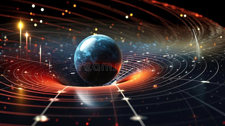 The Graphic Image of the Gravity Formula, Creating the Visualization of ...