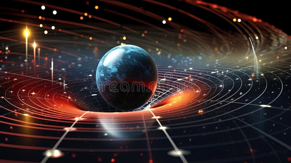 The Graphic Image of the Gravity Formula, Creating the Visualization of ...