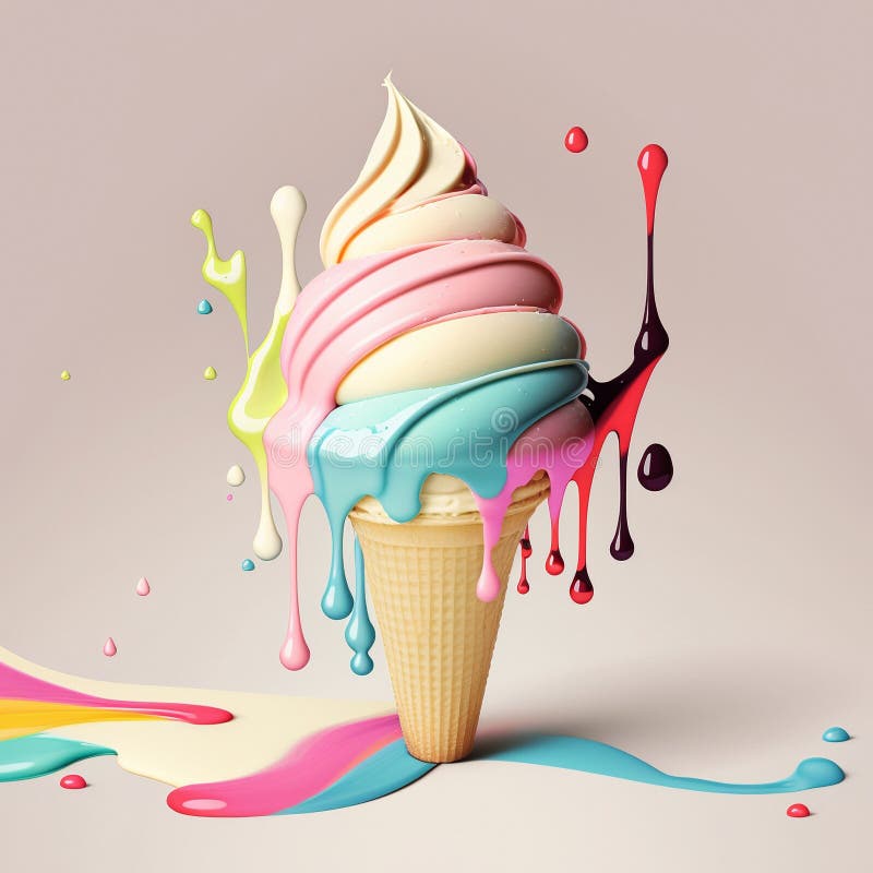Graphic image of ice cream stock illustration. Illustration of birthday ...