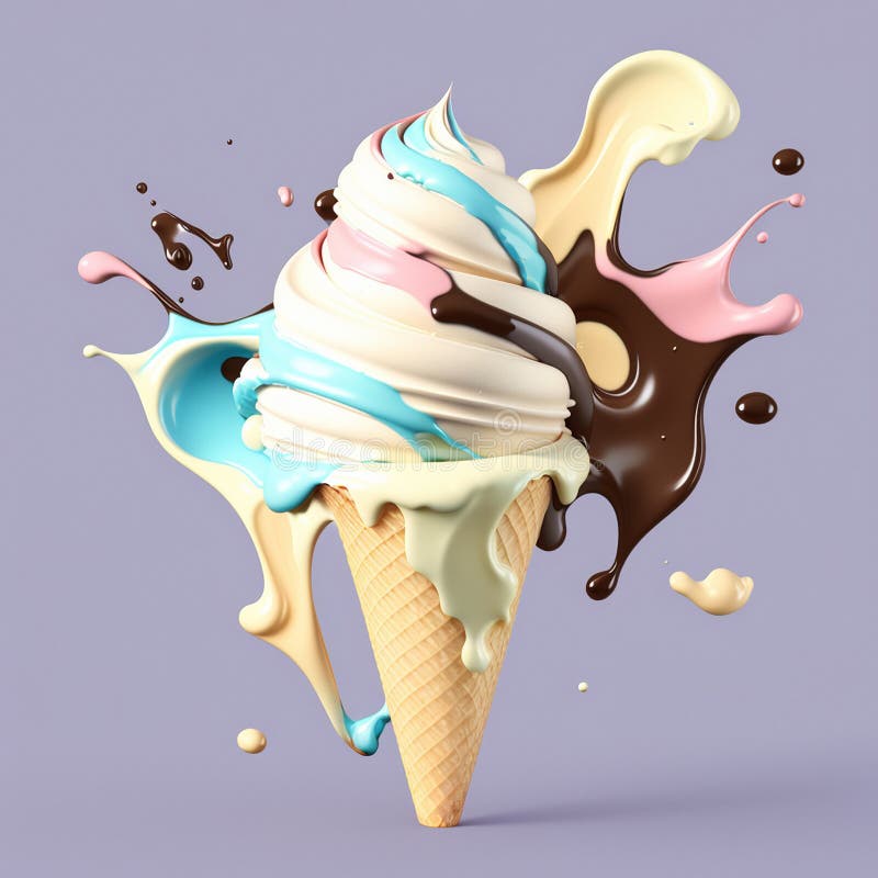 Graphic image of ice cream stock illustration. Illustration of ...