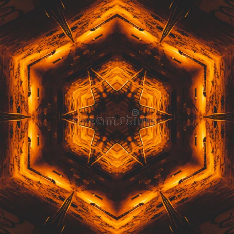 Graphic Image with Kaleidoscope Style Design Abstract Stock ...